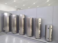 China Air Source Heat Pump 304 Stainless Steel Water Buffer Tank 100L 150L 200L Boiler Tank for sale