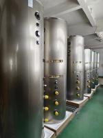 China Electric Heater Water Source Heat Pump Hotel 1500 Liter SS316L SS304 Hot Water Storage Tan for sale