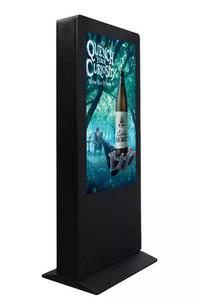 China Waterproof Outdoor 32 Inch Lcd Touch Screen Kiosk Floor Standing 2500 Nits for sale