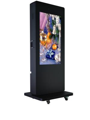 China 3840 X 2160 UHD IP65 Outdoor Digital Totem For Subway Airport for sale