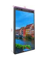 China Store Window Double Sided LCD Display 55