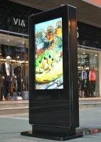 China 2500 nits High Brightness 55 inch Double Sided Outdoor Digital Totem , 2K/4K Resolution for sale