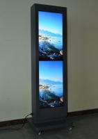 China Dual Panel Indoor Digital Signage Store Window Displays, 32 inch E-poster High Brightness 2500 nits for sale