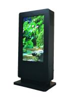 China 55 Inch Outdoor Digital Signage Totem , IP65 Double Sides LCD Display For Advertising for sale