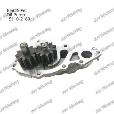 China J05C S05C SK200-8 SK210-8 SK250-8 SK260-8 SK260-8E Oil Pump 15110-2160 For Hino Engine Repair Parts for sale