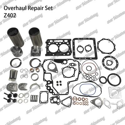 China Z402 Overhaul Rebuild Kit Cylinder Liner Piston With Pin Kit Valve Seat Valve Guide Gasket Kit For Kubota Engine for sale