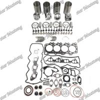 China YD25 Overhaul Rebuild Kit Cylinder Liner Piston With Pin Kit Valve Seat Valve Guide Gasket Kit For Kubota Engine for sale