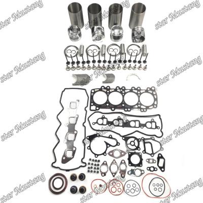 China YD25 Overhaul Rebuild Kit Cylinder Liner Piston With Pin Kit Valve Seat Valve Guide Gasket Kit For Kubota Engine for sale