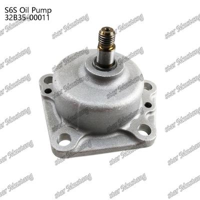 China S6S Oil Pump 32B35-00011 For Mitsubishi Engine Spare Parts for sale