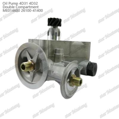 China Engine Oil Pump 4D31 4D32 Double Thermostat ME014600 26100-41400 For Mitsubishi Engine Spare Parts for sale
