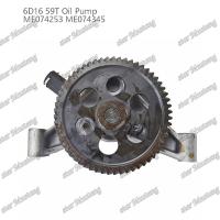 China Engine Oil Pump 6D16 59 Teeth ME074253 ME074345 For Mitsubishi Engine Spare Parts for sale