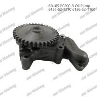 China Oil pump 6D105 PC200-3 6136-52-1210 6136-52-1100 for sale
