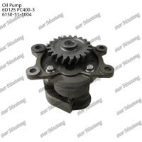 China Oil pump 6D125 PC400-3 flat 6150-51-1004 for sale