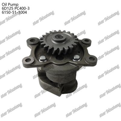 China Oil pump 6D125 PC400-3 flat 6150-51-1004 for sale