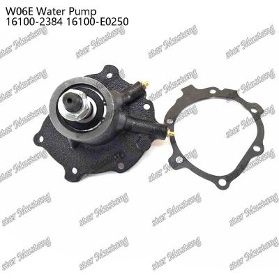 China W06E Engine Water Pump 16100-2384 16100-E0250 For HINO Engine Spare Parts for sale