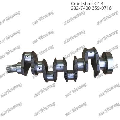 China Crankshaft C4.4 Forged Steel EFI 63mm With Spline 232-7400 359-071 For Caterpillar Diesel Engine Repair Parts for sale