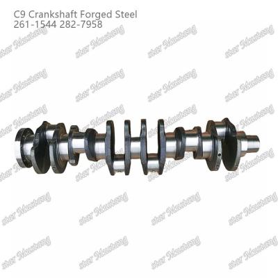 China Crankshaft C9 Forged Steel 261-1544 282-7958 For Caterpillar Diesel Engine Repair Parts for sale