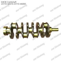 China D4CB Engine Crankshaft 3110-4A010 23110-4A0002 For HYUNDAI Engine Spare Parts for sale