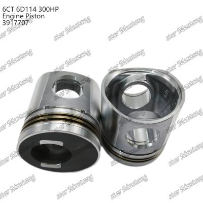 China Piston 6CT 6D114 300HP 3917707 55mm Combustion Chamber For Cummins Diesel Engine Repair Parts for sale