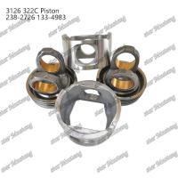 China Piston With Pin 3126 322C Chamber Size 74mm 238-2726 133-4983 for sale