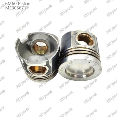 China Piston 6M60 79mm combustion chamber ME305671 For Mitsubishi Engine Spare Parts for sale