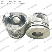 China 6D16T-24V Engine Piston Chamber Size 53mm 3kx2.5x4mm Pin Hole 38mm ME072549 For Mitsubishi Engine Spare Parts for sale
