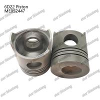 China 6D22 Engine Piston Chamber Size 68mm Oil ring 4mm ME052447 For Mitsubishi Engine Spare Parts for sale