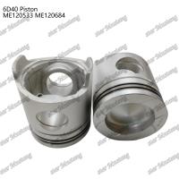 China 6D40 Engine Piston Chamber Size 90mm ME120533 ME120684 For Mitsubishi Engine Spare Parts for sale