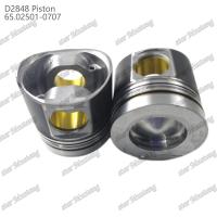China Piston D2848 65.02501-0707 For Doosan Diesel Engine Repair Parts for sale