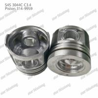 China S4S 3044C C3.4 825 Engine Piston Alfin Chamber Size 53mm 60mm Oil Ring 4mm 314-9959 For Mitsubishi Engine Spare Parts for sale