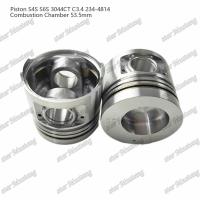 China S4S S6S 3044CT C3.4 Engine Piston Alfine Chamber Size 53.5mm Oil Ring 4.5mm 234-4814 For Mitsubishi Engine Spare Parts for sale
