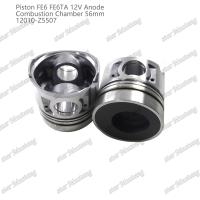 China FE6 FE6TA Engine Piston12V Chamber Size 56mm 2.5x2x4mm 12010-Z5507 For Nissan Engine Spare Parts for sale