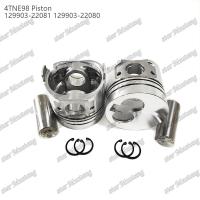 China Piston 4TNE98 129903-22081 129903-22080 For Yanmar Diesel Engine Repair Parts for sale