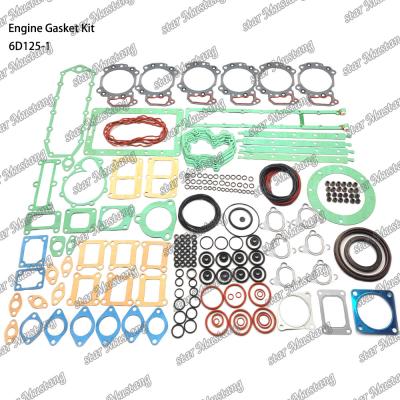 China Full Gasket Kit 6D125-1 Gasket Set For Komatsu Diesel Engine Repair Parts for sale