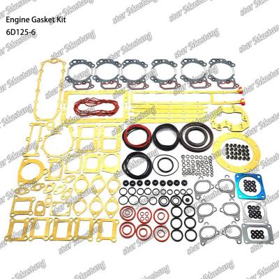 China Full Gasket Kit 6D125-6 Gasket Set For Komatsu Diesel Engine Repair Parts for sale