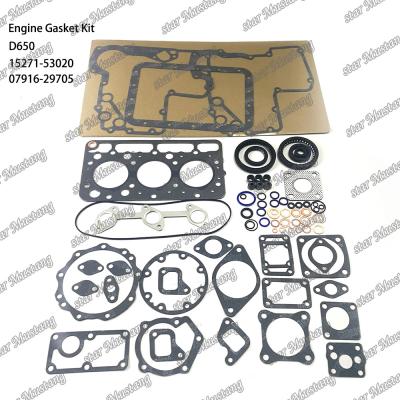 China D650 Full Gasket Set 15271-53020 07916-29705 Suitable For Kubota for sale