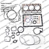China D905 Full Gasket Set Head Gasket 16221-03310 Upper 07916-27885 Lower 07916-27799 Suitable For Kubota for sale
