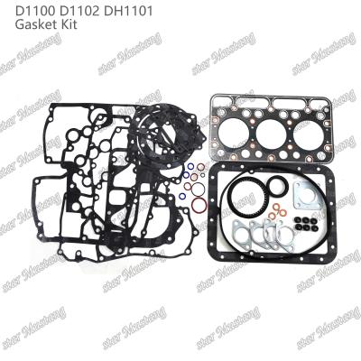 China D1100 D1102 DH1101 Full Gasket Set Head Gasket 15354-03310 Upper 07916-24345 Lower 07916-24980 Suitable For Kubota for sale
