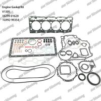 China V1305 Full Gasket Set Asbestos 16299-01620 1G992-99354 Suitable For Kubota for sale