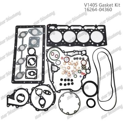 China V1405 Full Gasket Set 16264-04360 Suitable For Kubota for sale