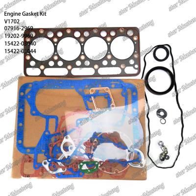 China V1702 Full Gasket Set 07916-2969 19202-9969 15422-03040 15422-03044 Suitable For Kubota for sale
