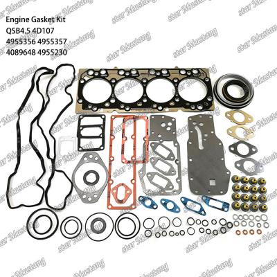 China Full Gasket Kit QSB4.5 4D107 4955356 4955357 4089648 4955230 Engine Part for sale