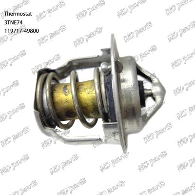 China 3TNE74 Thermostat 71℃ 119717-49800 For Yanmar Engine for sale