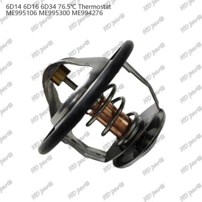 China 6D14 6D16 6D34 Thermostat 76.5℃ ME995106 ME995300 ME994276 For Mitsubishi Engine for sale