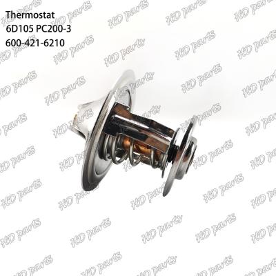 China Thermostat 6D105 76.5℃ PC200-3 600-421-6210 Engine Part for sale
