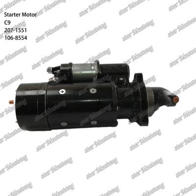 China Engine Starter Motor C9 11T 207-1551 106-8554 For Caterpillar Engine Spare Parts for sale
