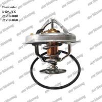 China Thermostat D4DA 76℃ 2551041010 2551041020 Engine Part for sale