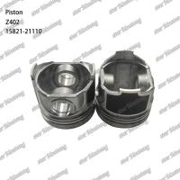 China Z402 15821-21110 Engine Piston With Standard for sale