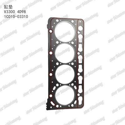 China V3300 4D98 Cylinder Head Gasket Graphite 1C010-03310 Suitable For Kubota Engine for sale
