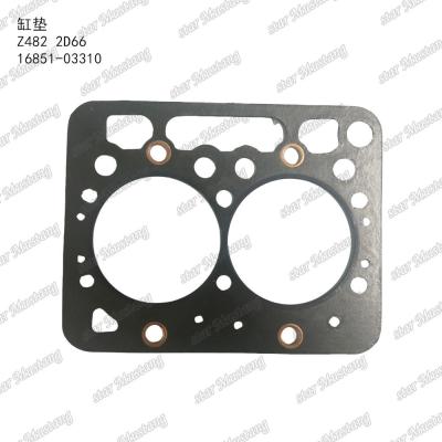 China Z482 2D66 Cylinder Head Gasket Asbestos Old Type 16851-03310 Suitable For Kubota Engine for sale